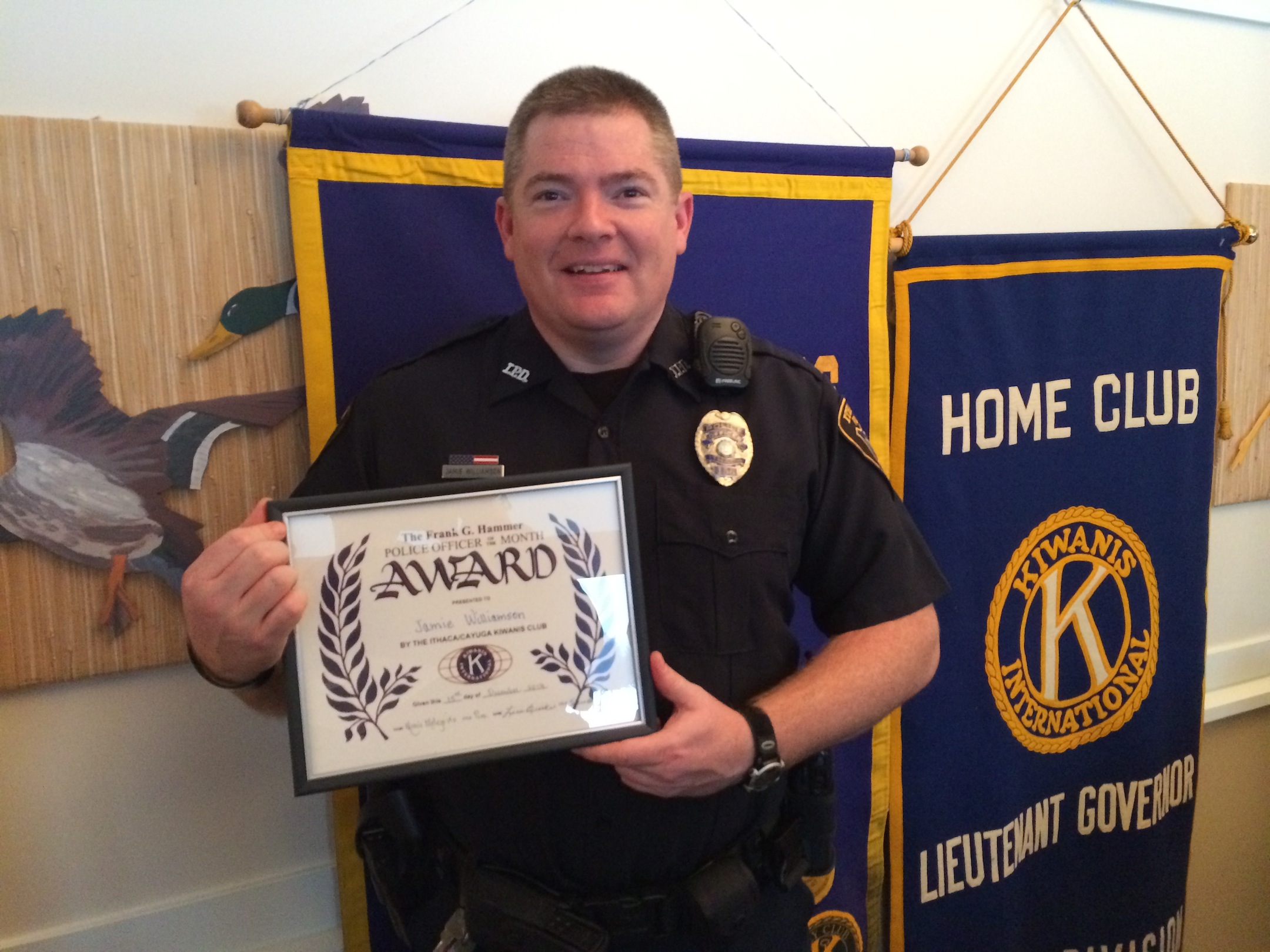 Ithaca police officer who has saved 2 lives, kitten honored as 'the ...
