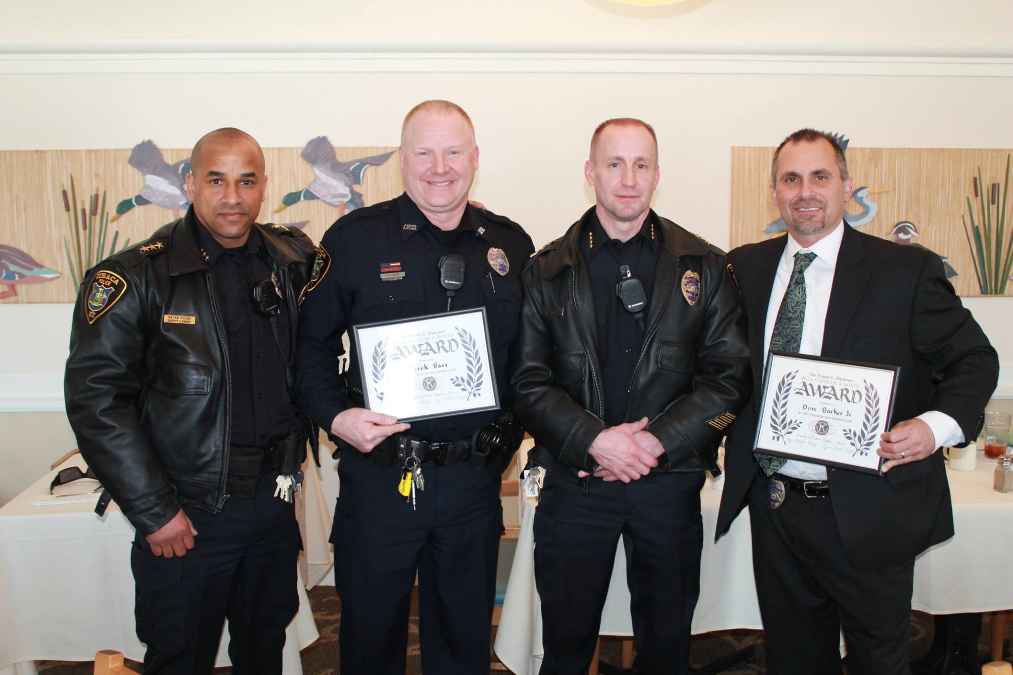 Retiring Ithaca police investigator honored; solved bank robberies ...