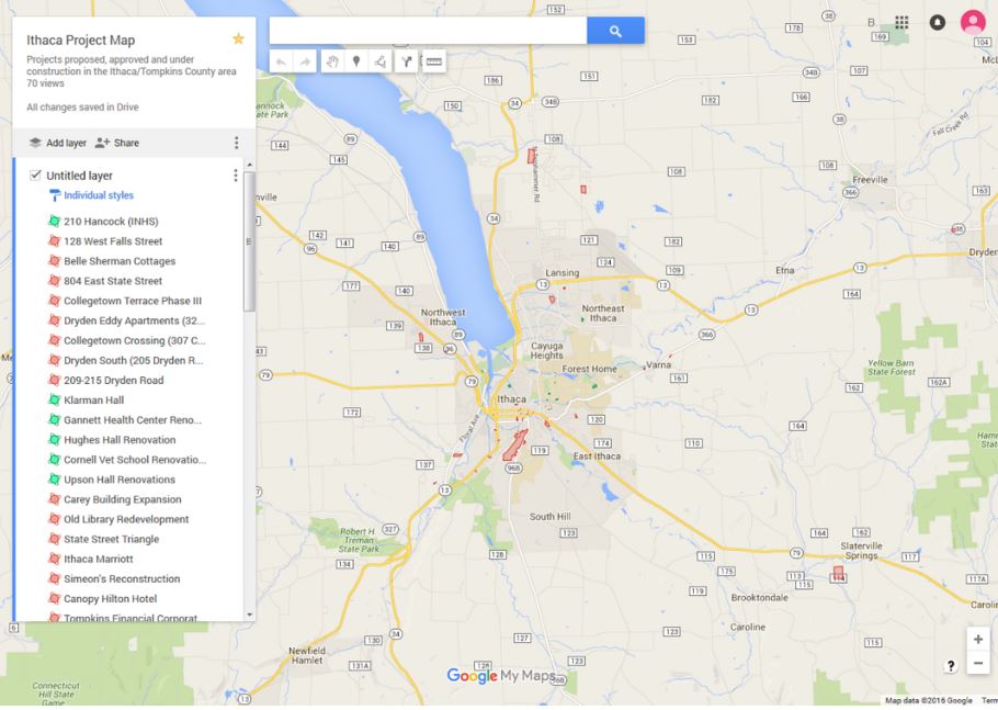 Ithaca Project Map: An interactive look at development sites in and ...