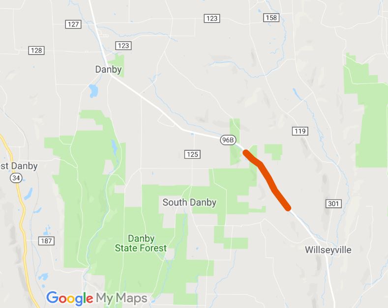 Cleared: Rt 96B near Tioga County line closed due to crash; avoid area ...