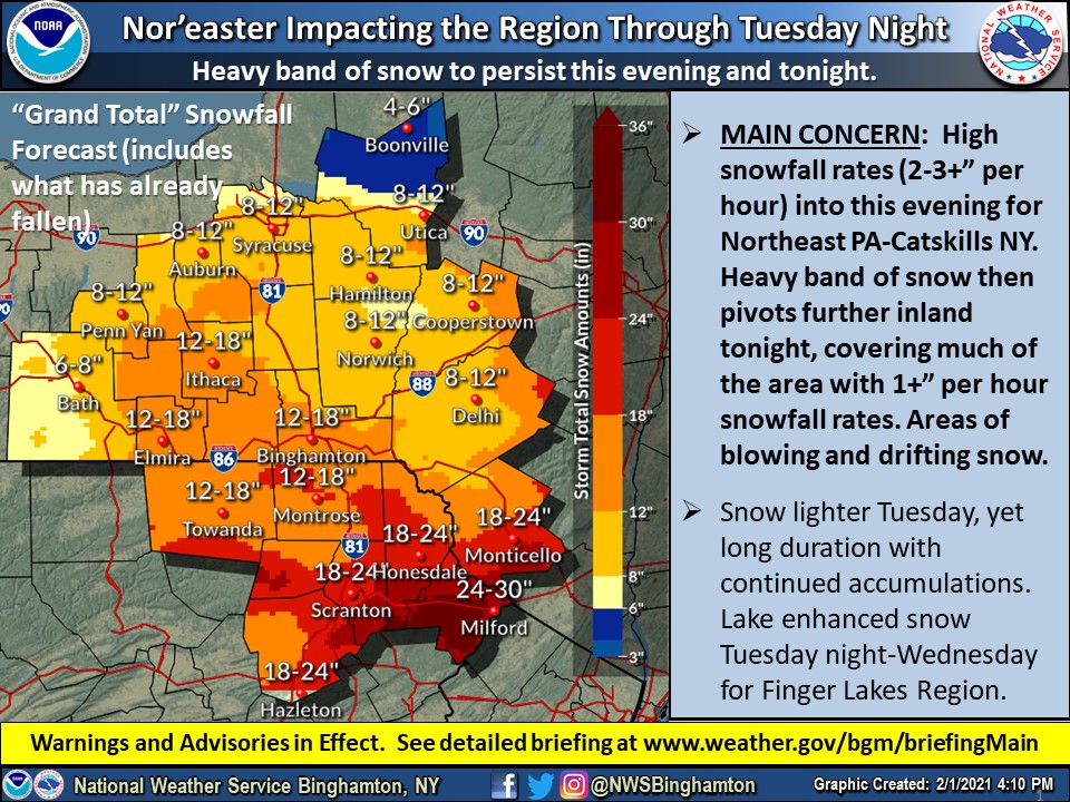 Weather Update: Winter Storm Warning through Wednesday morning - The ...