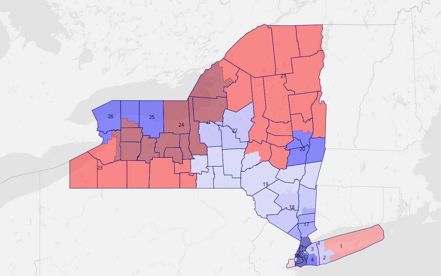 UPDATE: NY's draft congressional maps released; a special election adds ...