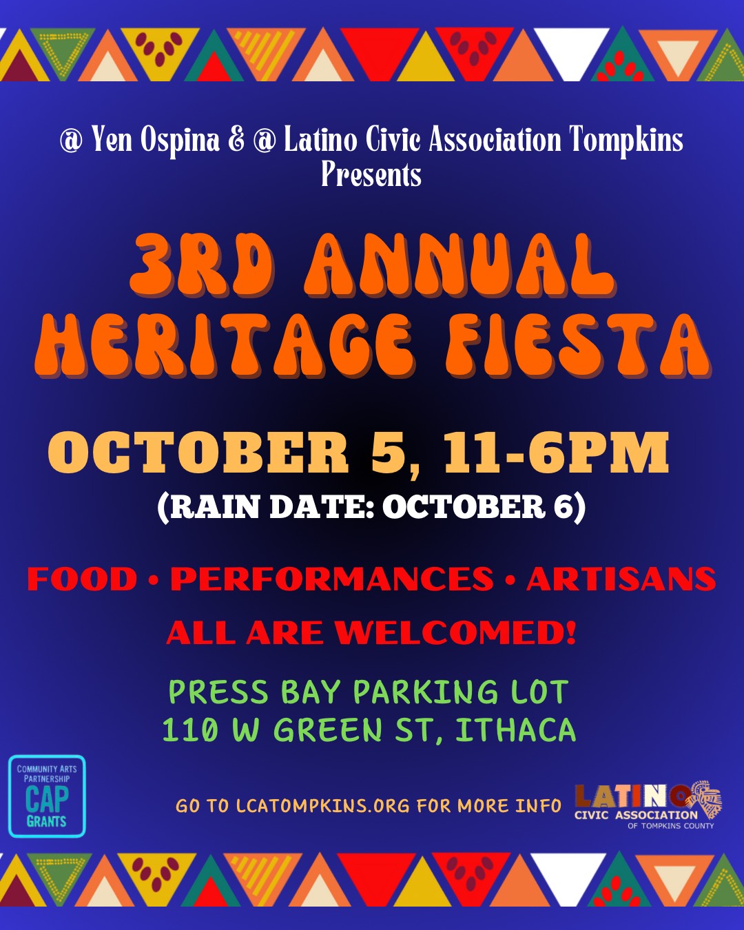 Blue Red Orange Hispanic Heritage Month Instagram Post (1080 x 1350 px ...
